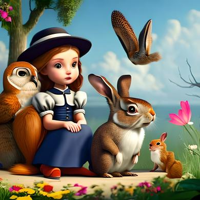Lily's Magical Talking Animal Adventure - English Short Story for Kids ...